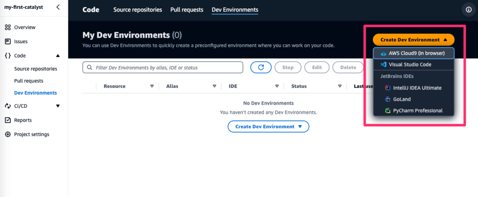 [アップデート] Amazon CodeCatalyst の Dev Environments で GitHub リポジトリがサポートされました | DevelopersIO