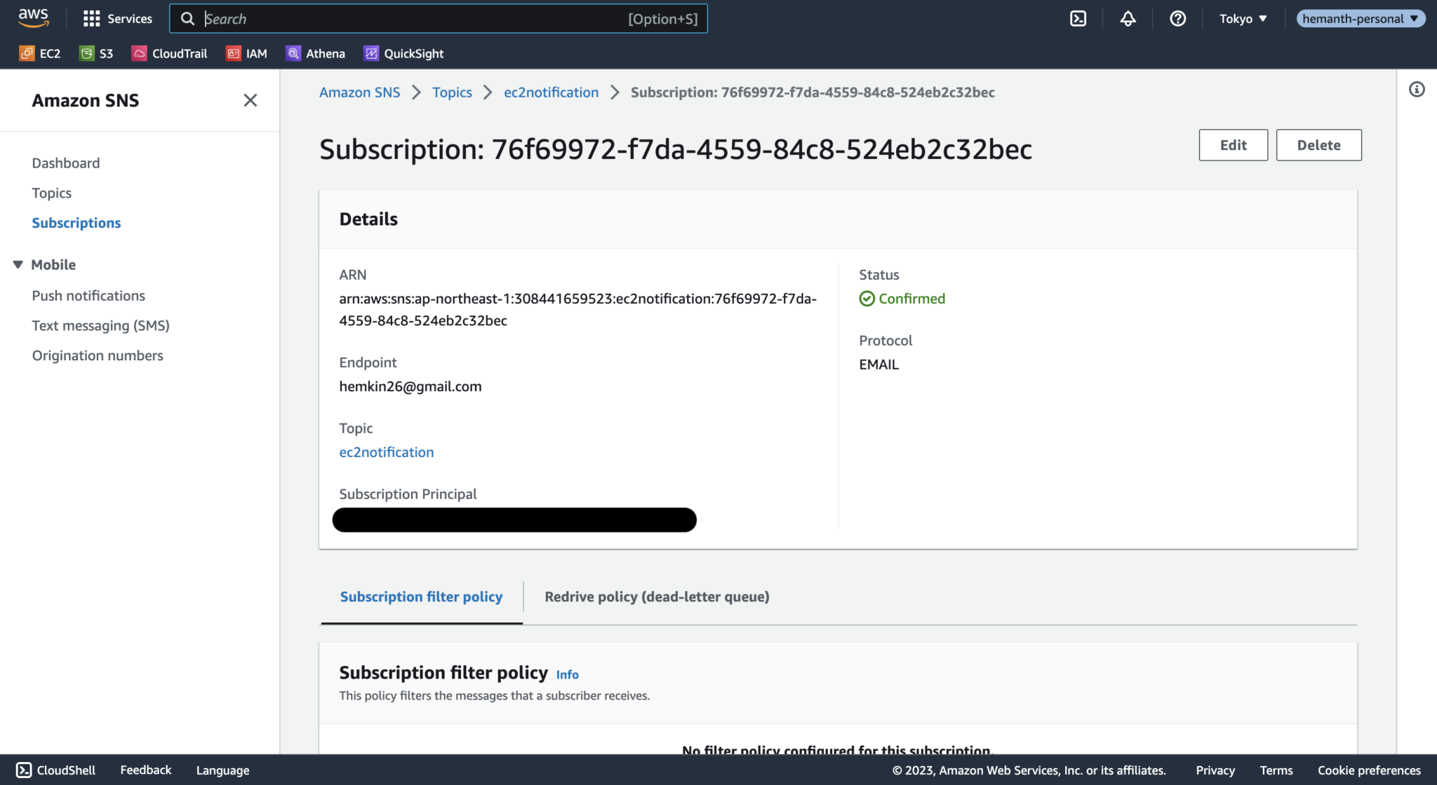 Get Email Alerts when Stage of EC2 Instance Changes by using SNS and Eventbridge | DevelopersIO