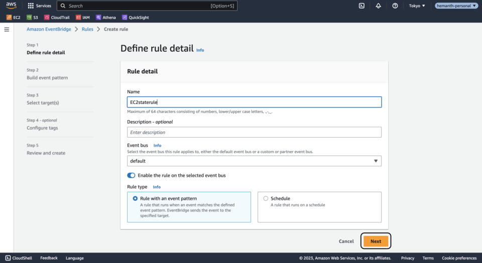 Get Email Alerts when Stage of EC2 Instance Changes by using SNS and Eventbridge | DevelopersIO