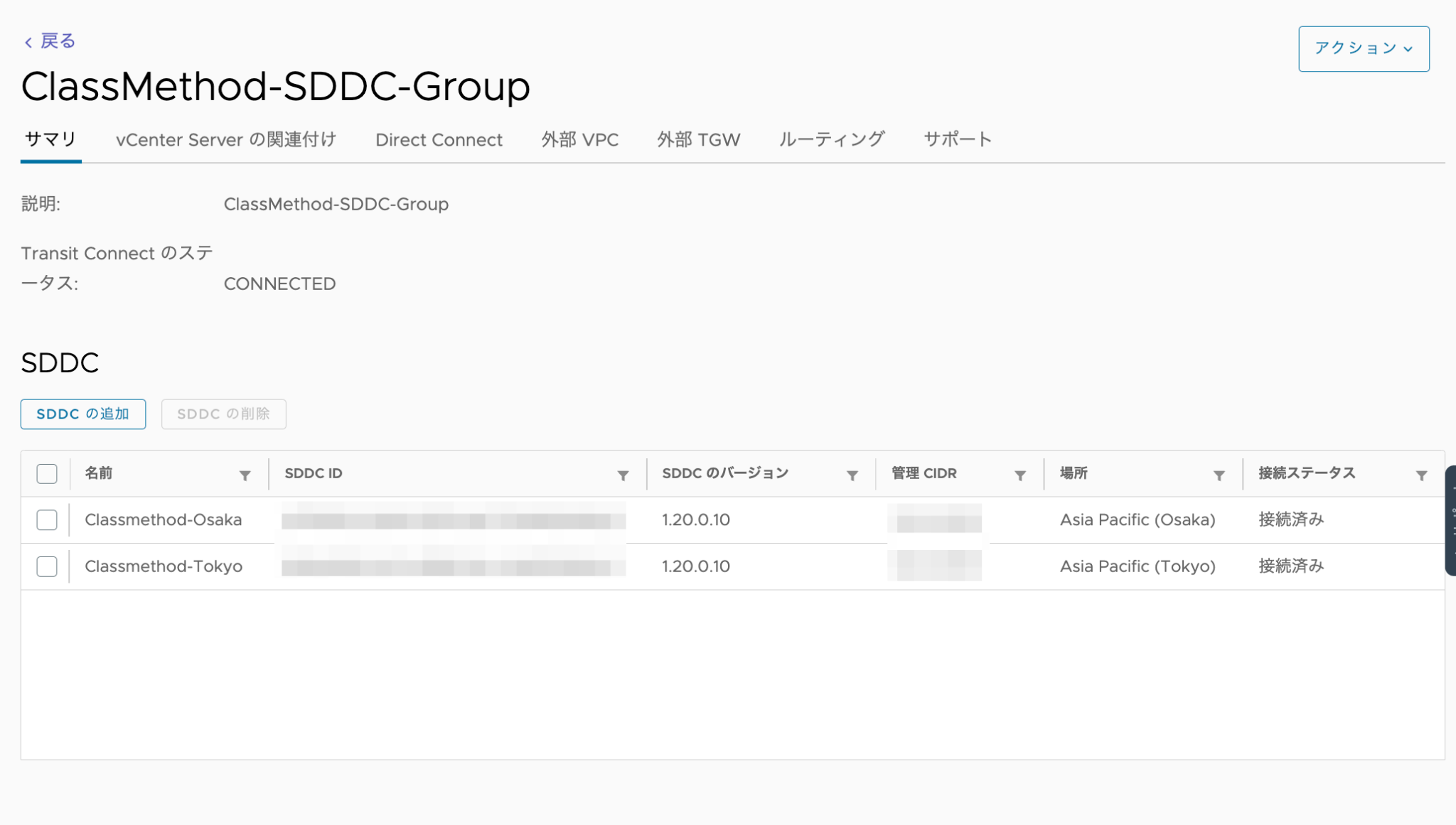 VMware Cloud on AWSの初期設定をやってみた 〜SDDCグループ編〜 | DevelopersIO