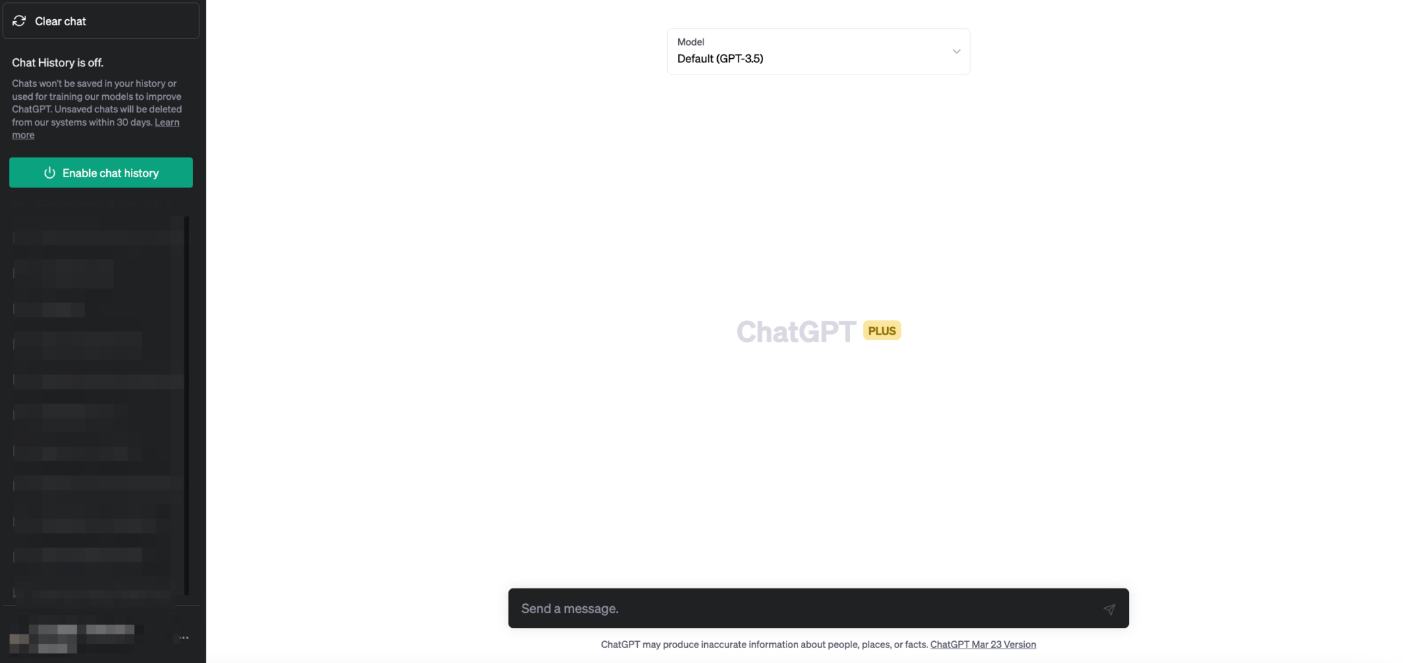 ChatGPT Webサービス版で、履歴の記録・学習への利用をOffにする機能が実装されました！ | DevelopersIO