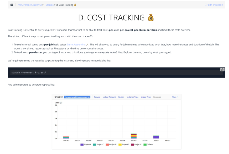 AWS ParallelCluster の計算リソースでかかった費用を把握する方法を調べてみた | DevelopersIO