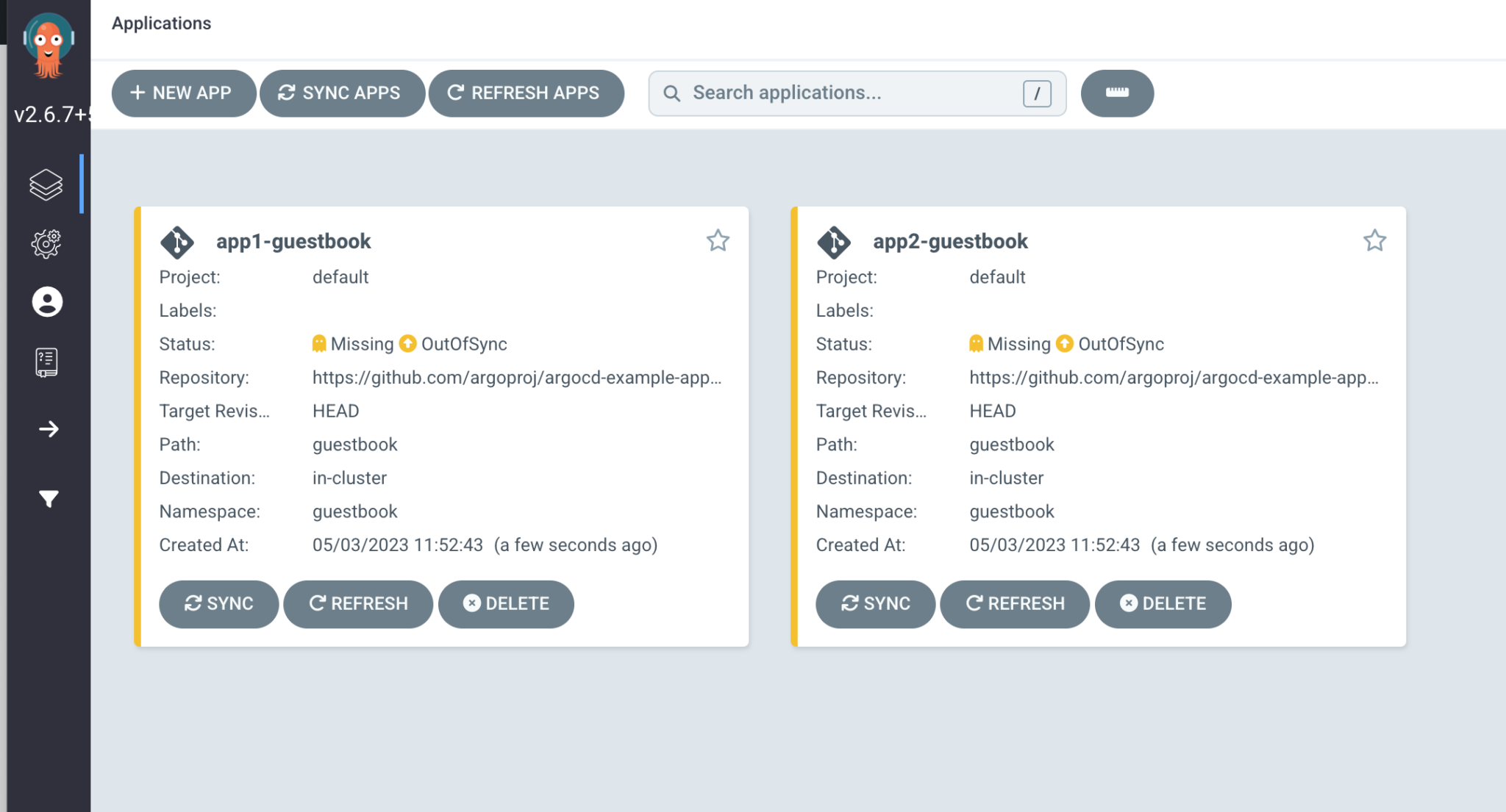 Argo CDのApplication Setで複数Applicationを作成してみる | DevelopersIO
