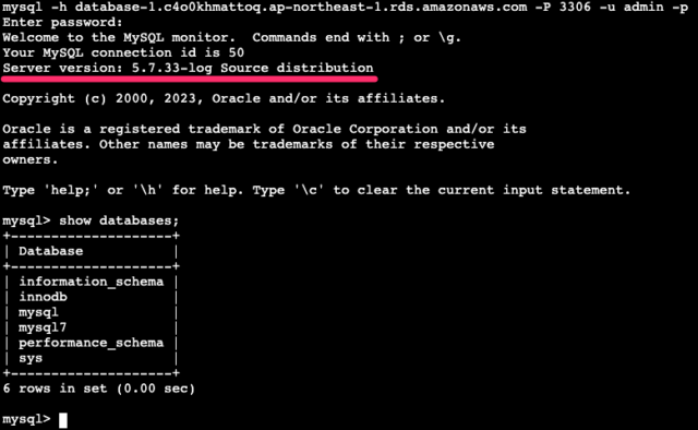 単一のEC2インスタンスからRDS for MySQL 5.7とRDS for MySQL 8に接続する | DevelopersIO