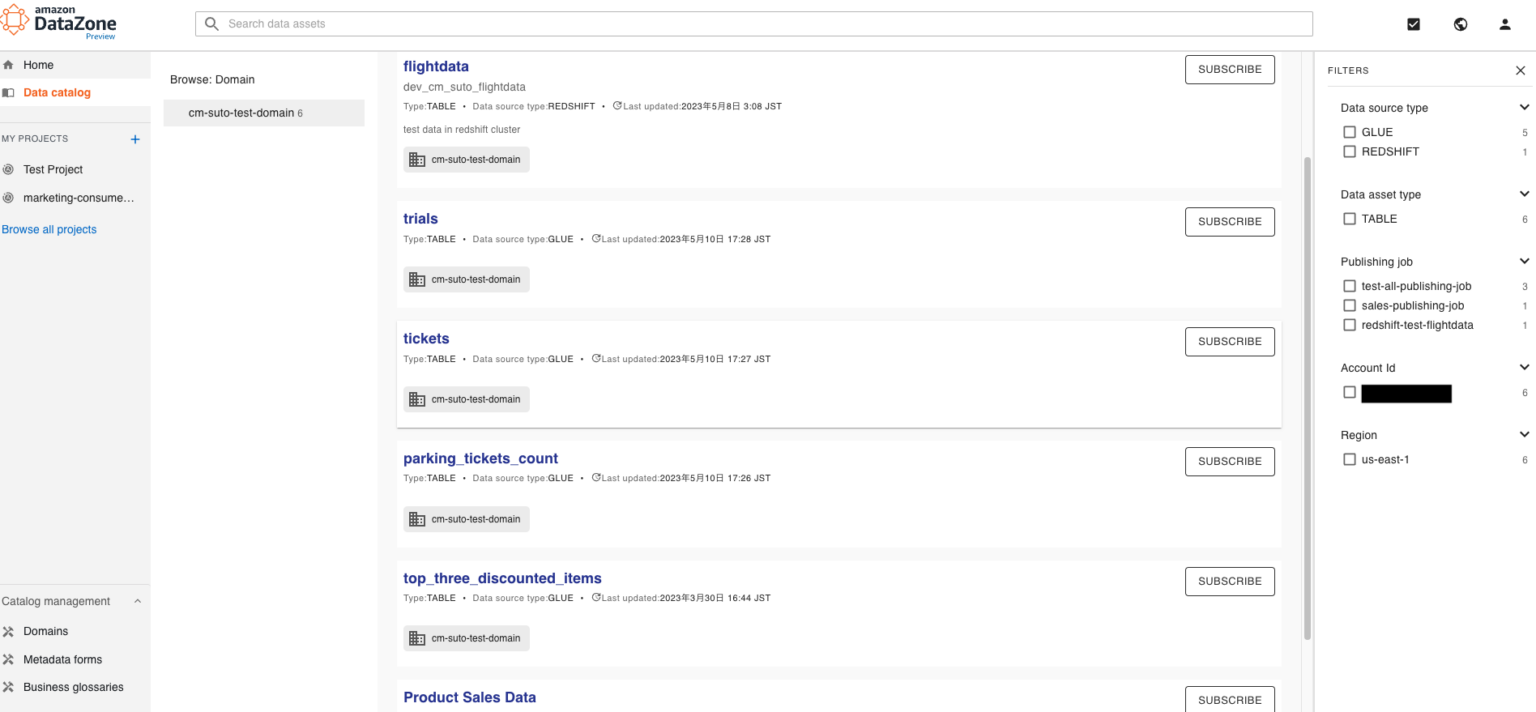 Amazon DatazoneのデータアセットにMetadata formsとBusiness glossariesを追加してみた | DevelopersIO