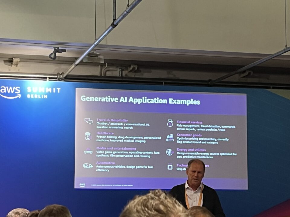 [セッションレポート]【AIM108】Generative AI on AWS #AWSSummit | DevelopersIO