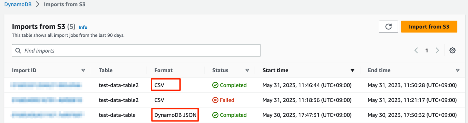 DynamoDB データをS3 からインポートとS3 にエクスポート試してみた。 | DevelopersIO