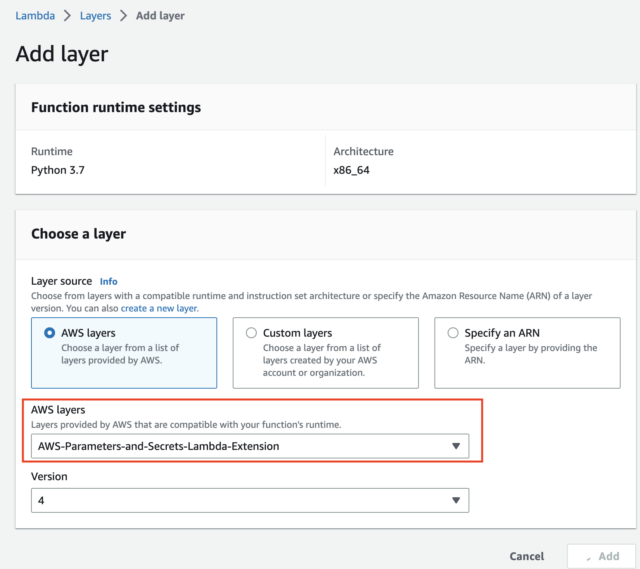 AWS Parameters and Secrets Lambda Extensionを使用してみた | DevelopersIO AWS Parameters and Secrets Lambda Extensionを使用してみた | DevelopersIO