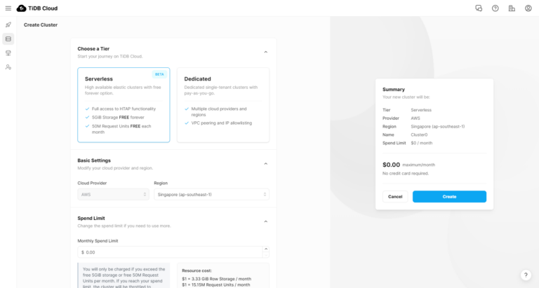 MySQL互換のNewSQLデータベースである「TiDB」のフルマネージドなクラウド版「TiDB Cloud」を試してみた | DevelopersIO