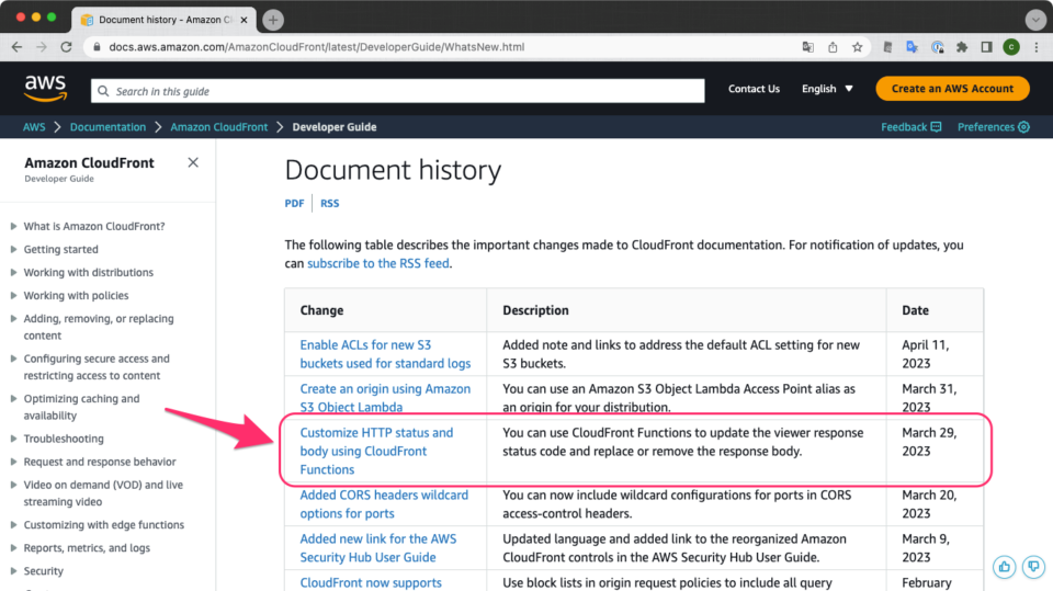[update] CloudFront FunctionsでViewer ResponseのHTTPステータスコードとレスポンスbodyが変更できるようになっていました！ | DevelopersIO