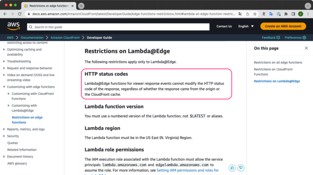 [update] CloudFront FunctionsでViewer ResponseのHTTPステータスコードとレスポンスbodyが変更できるようになっていました！ | DevelopersIO