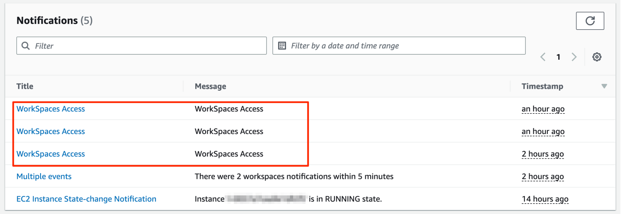Amazon WorkSpacesでAWS User Notificationsを試してみた | DevelopersIO