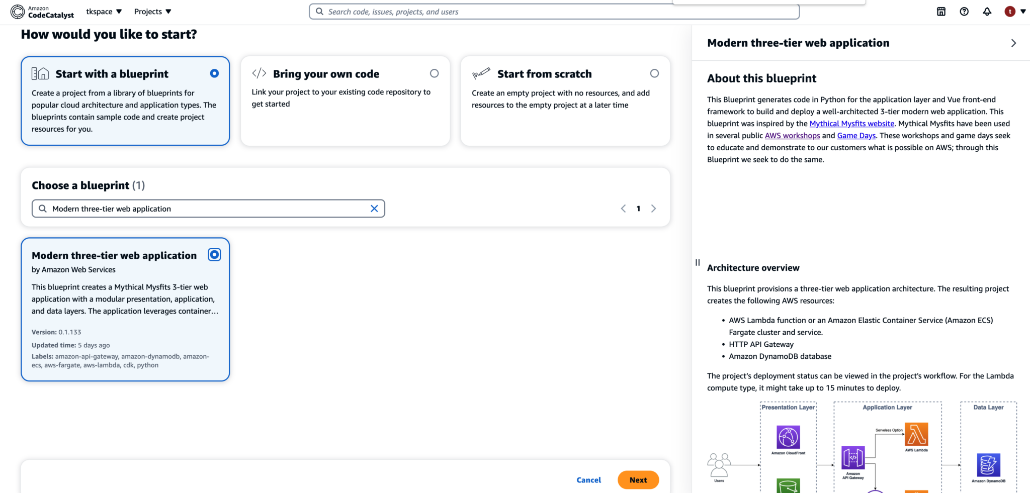 [ワークショップ] Amazon CodeCatalyst で最初のプロジェクトを構築しよう #DOP306 #reinvent | DevelopersIO