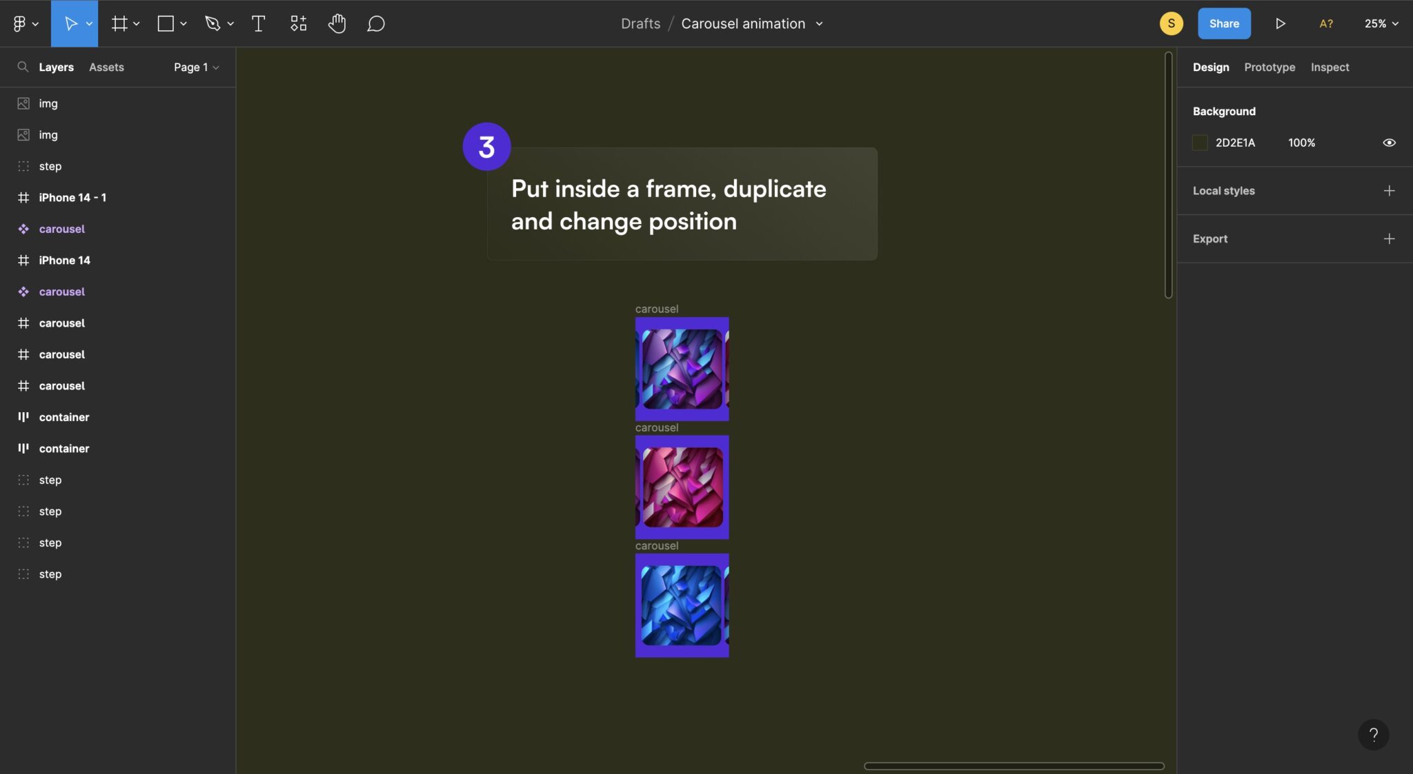 Trying Carousel Animation in Figma. | DevelopersIO