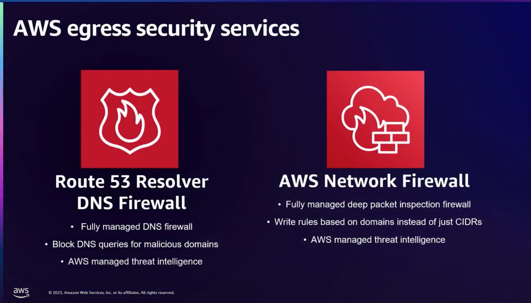 [レポート]Outbound security implementation with AWS Network Firewall & Route 53 #NIS305 # ...