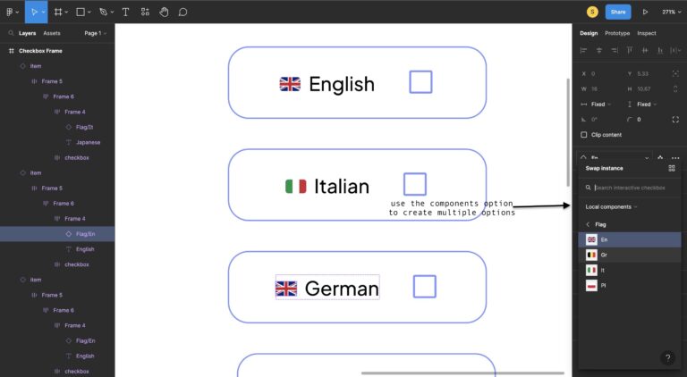 I tried Interactive checkbox in Figma. | DevelopersIO