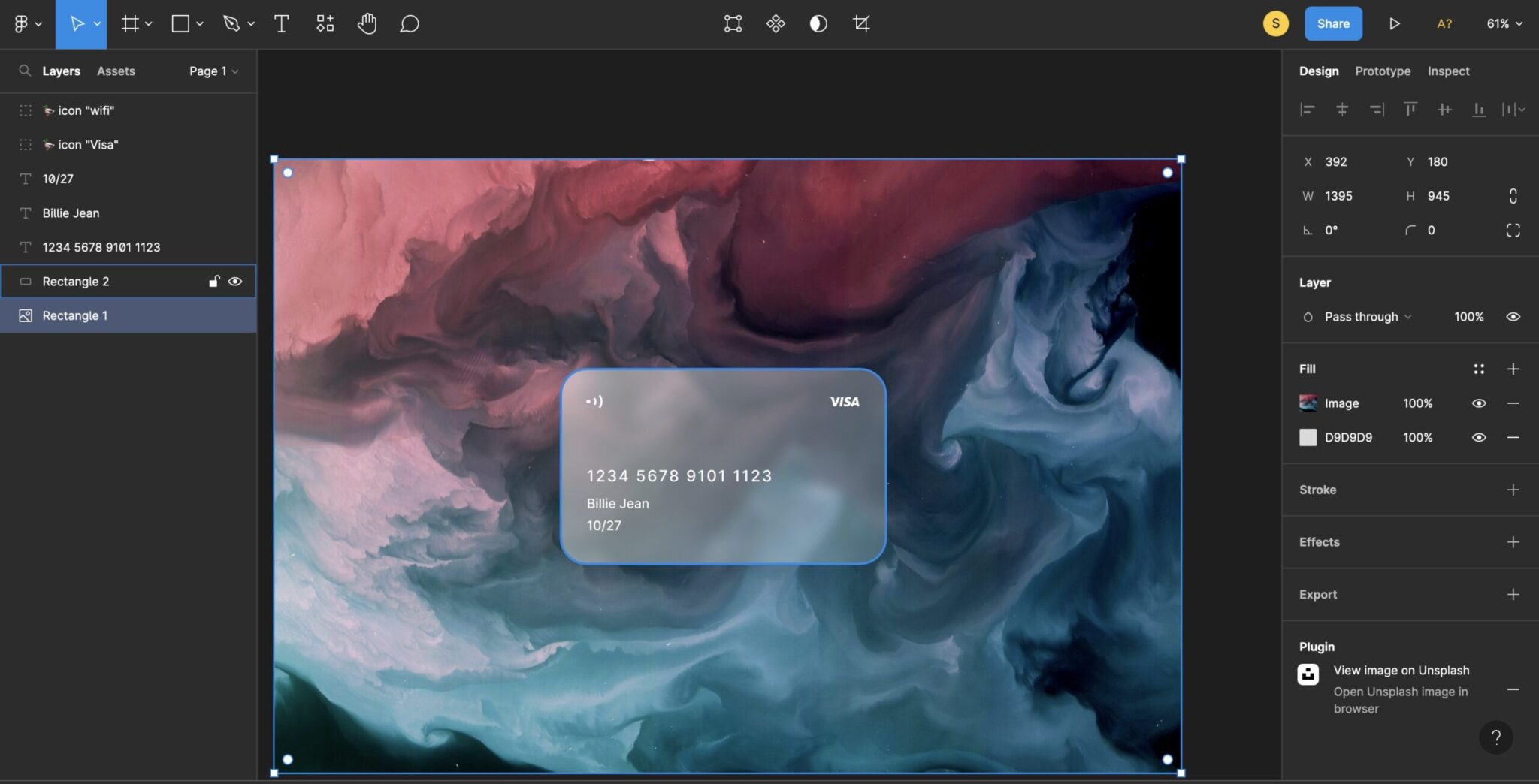 Trying Glassmorphism in Figma- A Beginner’s Guide | DevelopersIO