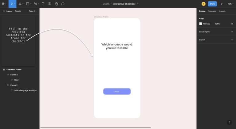 I tried Interactive checkbox in Figma. | DevelopersIO