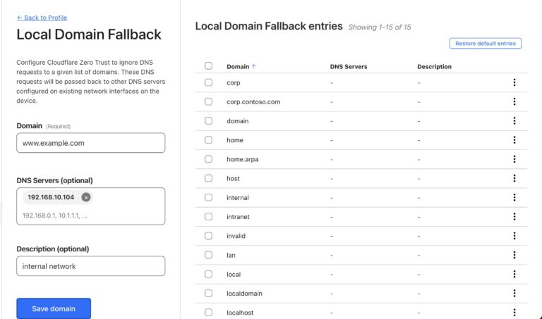 WARP で Local Domain Fallback と Split Tunnel を試してみる | DevelopersIO