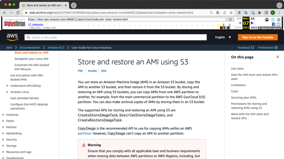 AMIをS3に明示的なオブジェクトとして保存してみた!! [いつの間にできるようになっていたんだぃ!?] | DevelopersIO