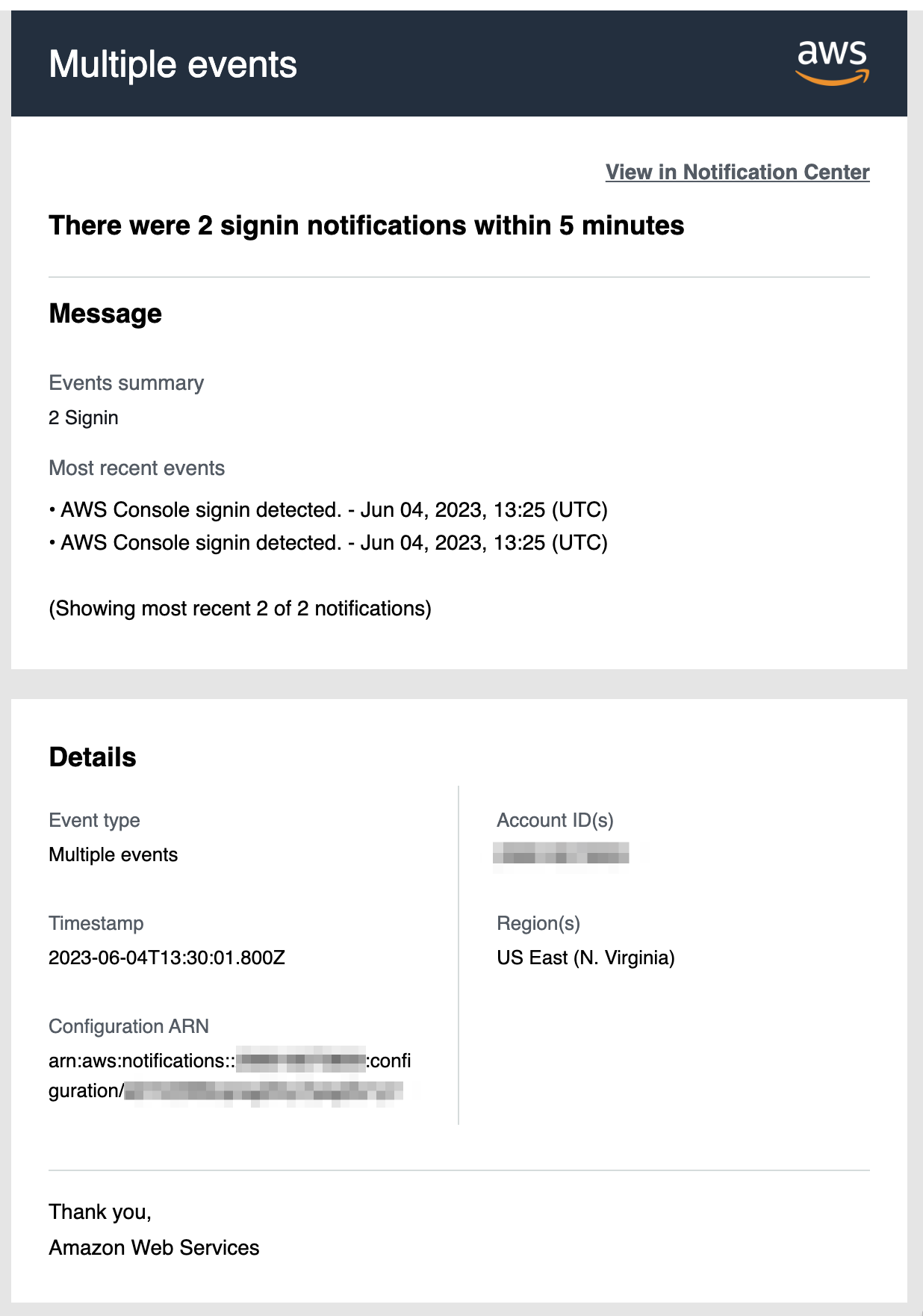 AWS User Notificationsでマネジメントコンソールへのサインインを通知する | DevelopersIO