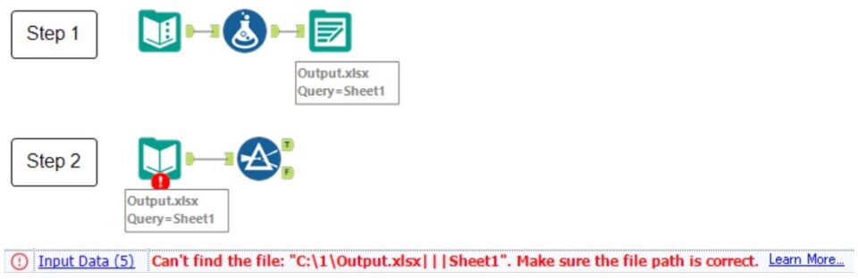 Read and write excel files (or any files) multiple times in the same Alteryx workflow | DevelopersIO