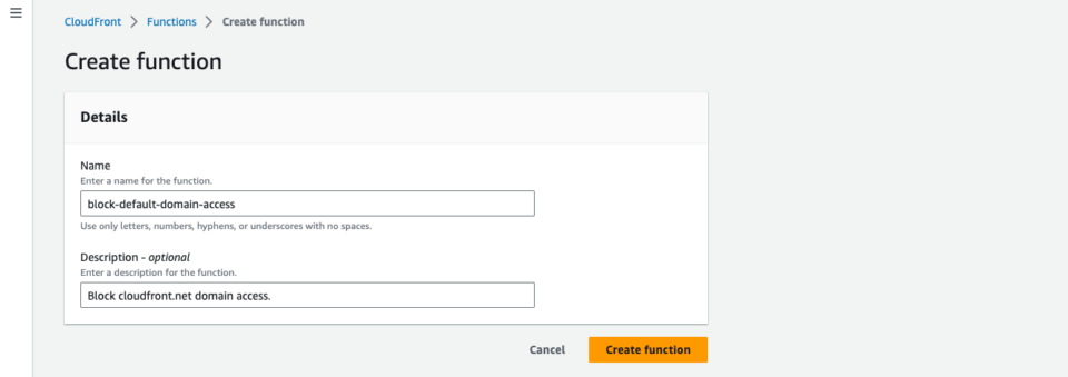 CloudFrontへの”cloudfront.net”ドメインでのアクセスをCloudFront Functionsでブロックしてみた | DevelopersIO