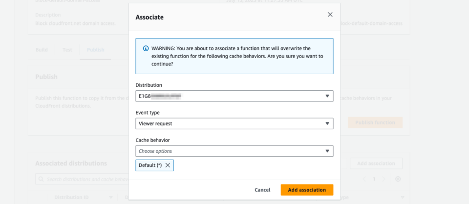 CloudFrontへの”cloudfront.net”ドメインでのアクセスをCloudFront Functionsでブロックしてみた | DevelopersIO