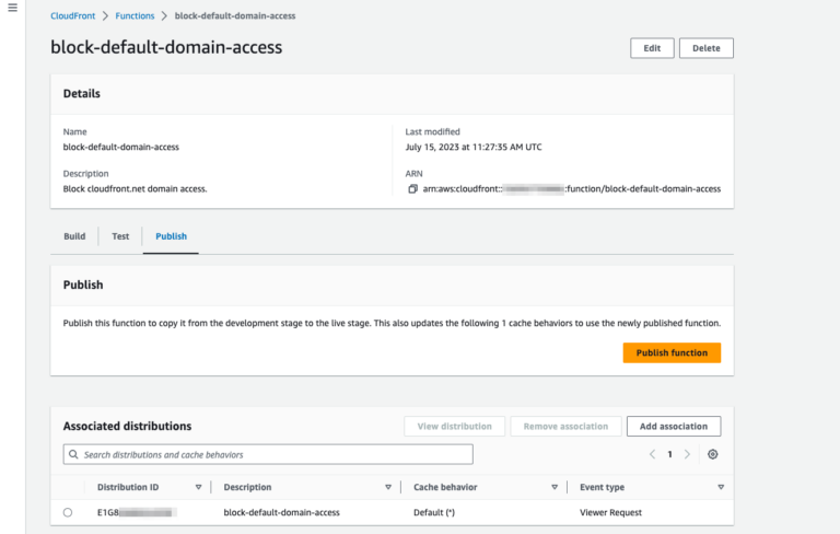 CloudFrontへの”cloudfront.net”ドメインでのアクセスをCloudFront Functionsでブロックしてみた | DevelopersIO