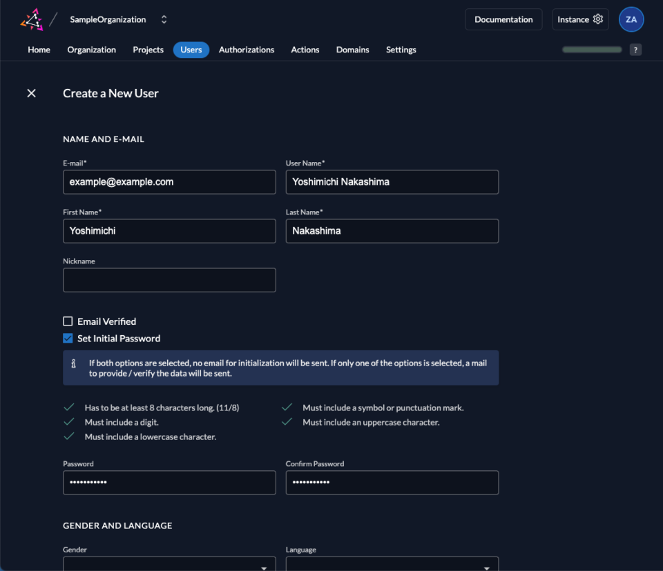 ZITADELとReactでログイン機能付きデモアプリを作ってみる（ZITADEL編） | DevelopersIO