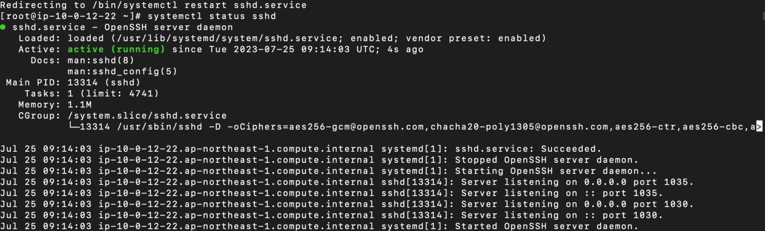EC2 RHEL 환경에서 SSH 접속 포트 변경해 보기 | DevelopersIO