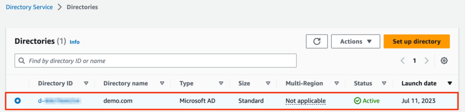 AWS Directory Service管理コンソールからディレクトリ管理EC2インスタンスを起動してみた。 | DevelopersIO