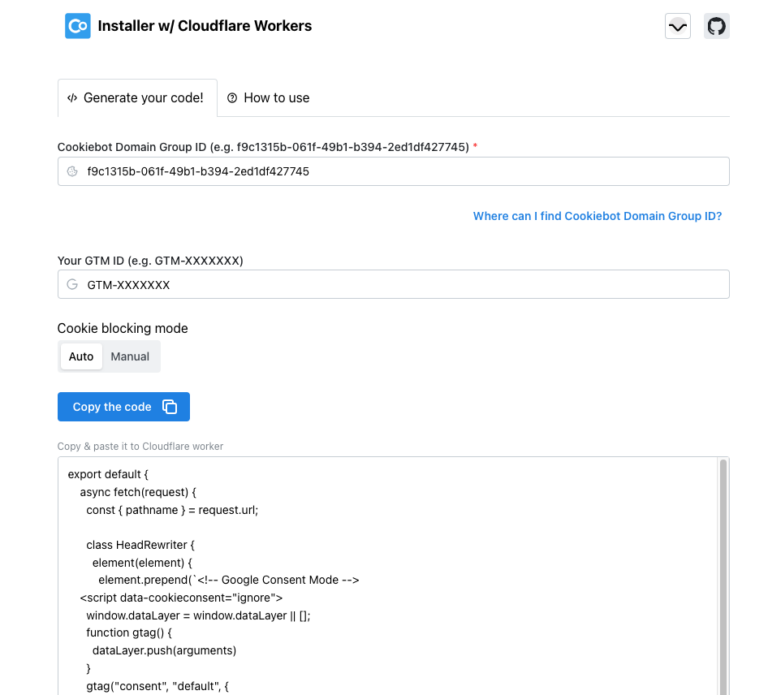 Cookiebot の導入を Cloudflare Workers で簡単に行えるツールをローンチしました。 | DevelopersIO