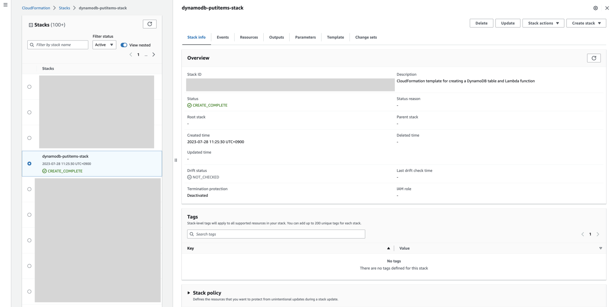 Amazon DynamoDBテーブルと テーブルにレコードを追加する AWS Lambda 関数を作成するための AWS CloudFormation テンプレート | DevelopersIO