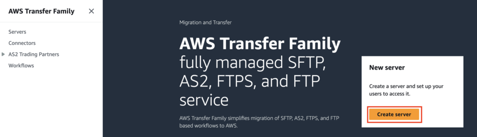 AWS Transfer Family を使用して Amazon S3 にファイルを転送してみた。 | DevelopersIO
