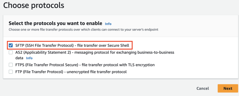 AWS Transfer Family を使用して Amazon S3 にファイルを転送してみた。 | DevelopersIO