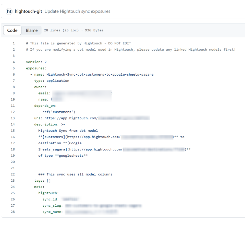 HightouchのSync処理をdbtのexposureとして登録できる「dbt exposure sync」を試してみた | DevelopersIO