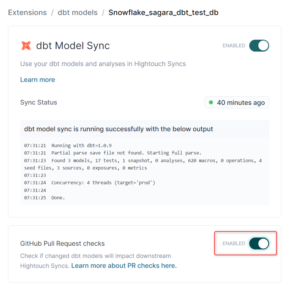 dbtのPull Request発行時にHightouchのModelに影響がないか確認できる「dbt CI checks」を試してみた | DevelopersIO
