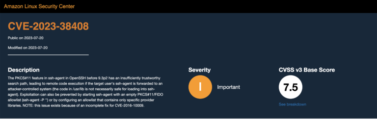 Amazon Linux に影響する脆弱性への対応状況を調べられるページを紹介します | DevelopersIO