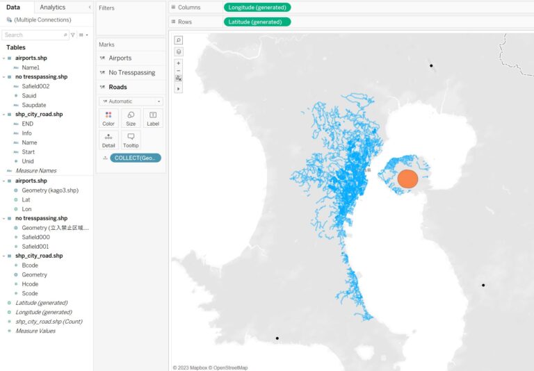 Using Tableau’s Spatial Joins with Mixed Geometries | DevelopersIO
