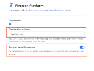 Fivetran Platform Connectorのセットアップ | DevelopersIO