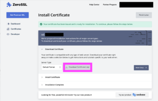 ブラウザから無料で簡単に証明書を発行できる ZeroSSL | DevelopersIO