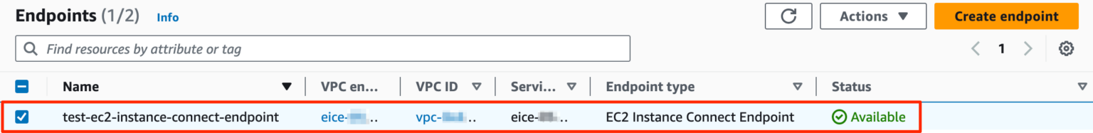 EC2 Instance Connect Endpoint を試してみた。 | DevelopersIO