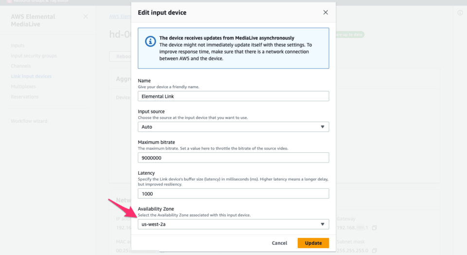 [update] AWS Elemental LinkでデバイスのAvailability Zoneが制御ができるようになりました！ | DevelopersIO