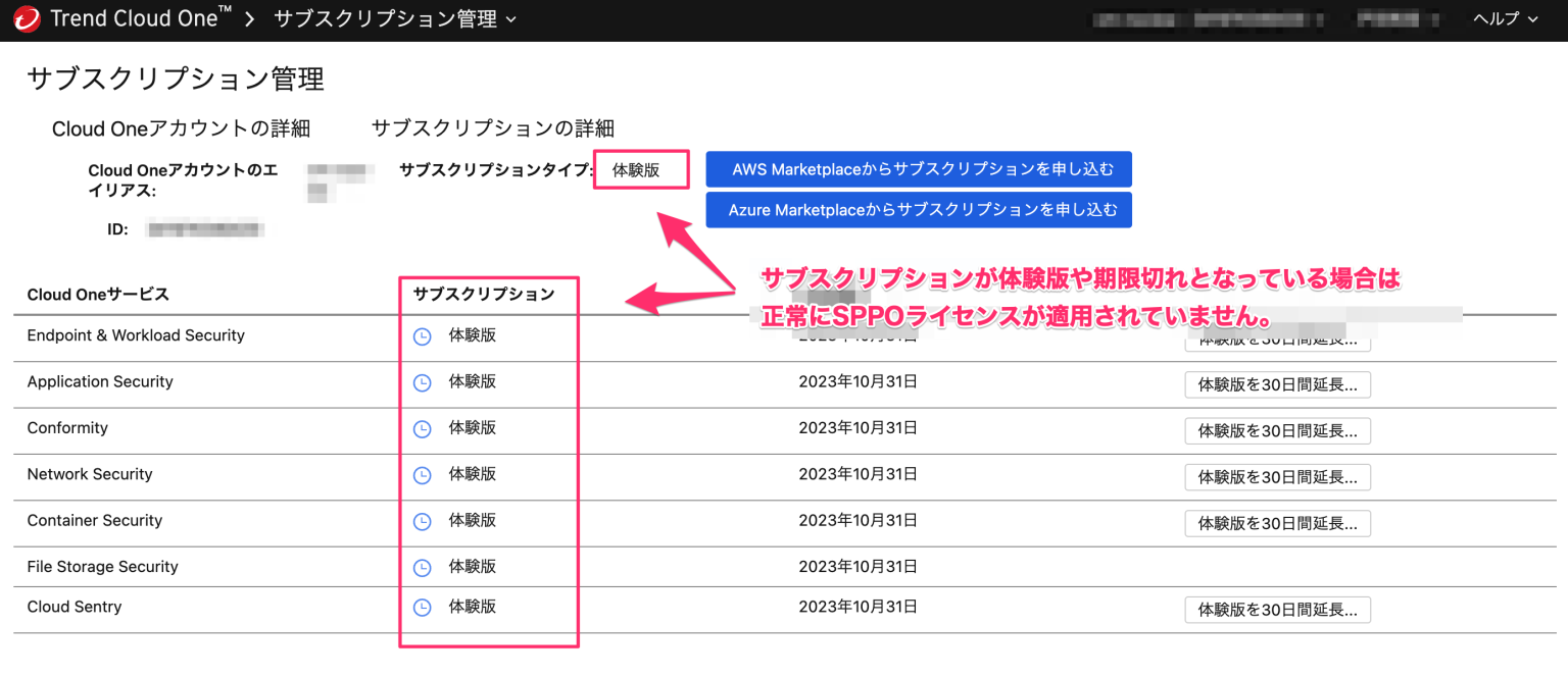 CloudOneにSPPOライセンス適用の確認について | DevelopersIO