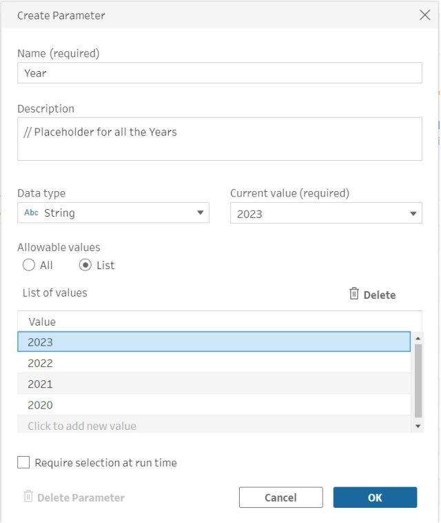 Using Parameters in Tableau Prep Builder | DevelopersIO