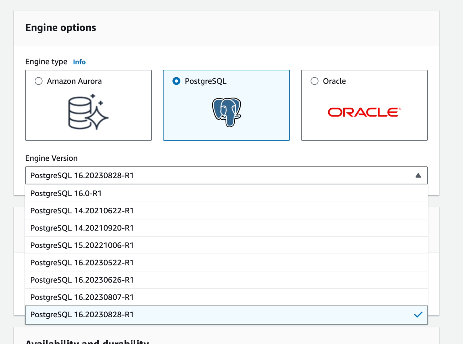 プレビュー Amazon Rds のプレビュー環境で、rds For Postgresql 160 と Aurora