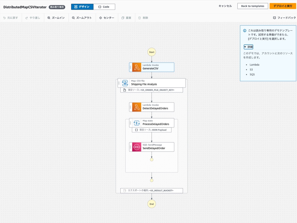 [アップデート] Step Functions Workflow Studio のテンプレート選択やデザインエディターなどが改良され、さらに開発しやすくなりました | DevelopersIO
