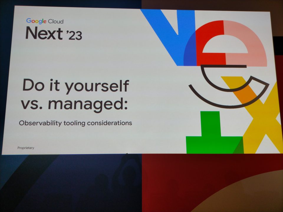 セルフ管理 VS マネージド管理 [セッションレポート] #GoogleCloudNext | DevelopersIO