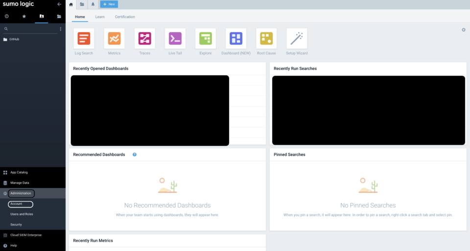 I tried the different ways to check credit status inside Sumo Logic Account | DevelopersIO